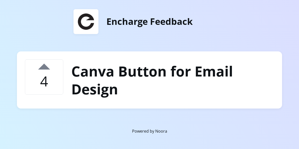 Canva Button for Email Design | Feature Requests | Encharge